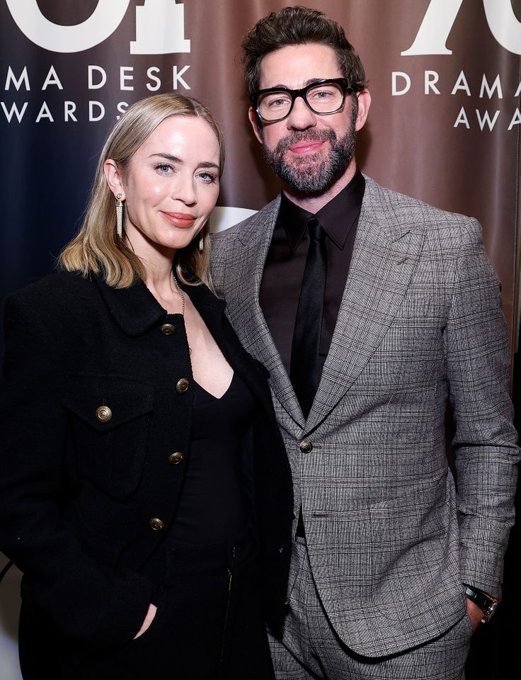 Emily Blunt praises husband John Krasinski as a 'freak genius' while ...