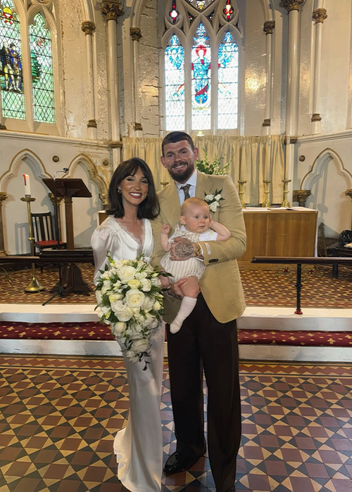 Megan McKenna unveils glam secret wedding snaps on anniversary