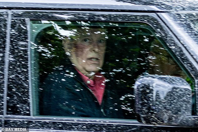 Andrew spotted with bruise on his face near Sandringham home