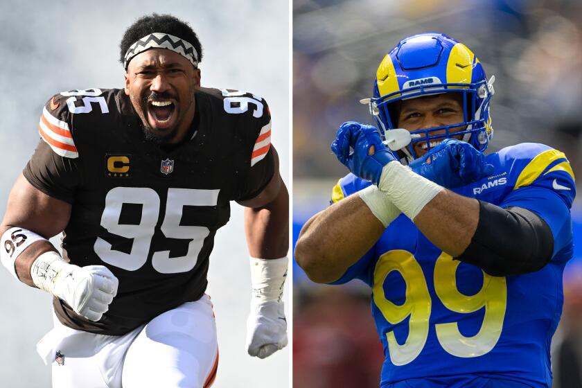 How Myles Garrett's arrival has the Rams — and even Cooper Kupp ...