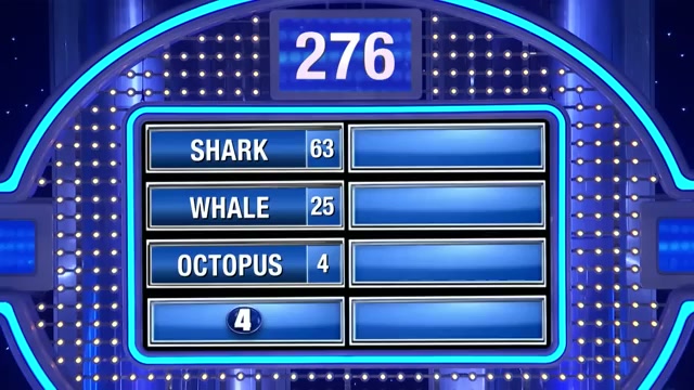 Name something in the ocean that’s big and scary
