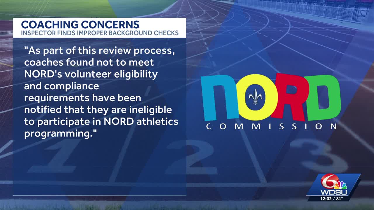 OIG: Concerns about background checks for youth coaches in NORD