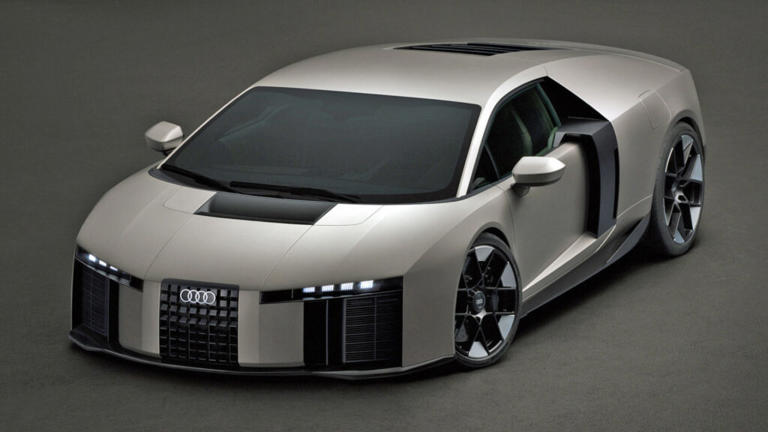 Audi unveils new Nuvolari supercar as extreme R8 successor with Lambo power