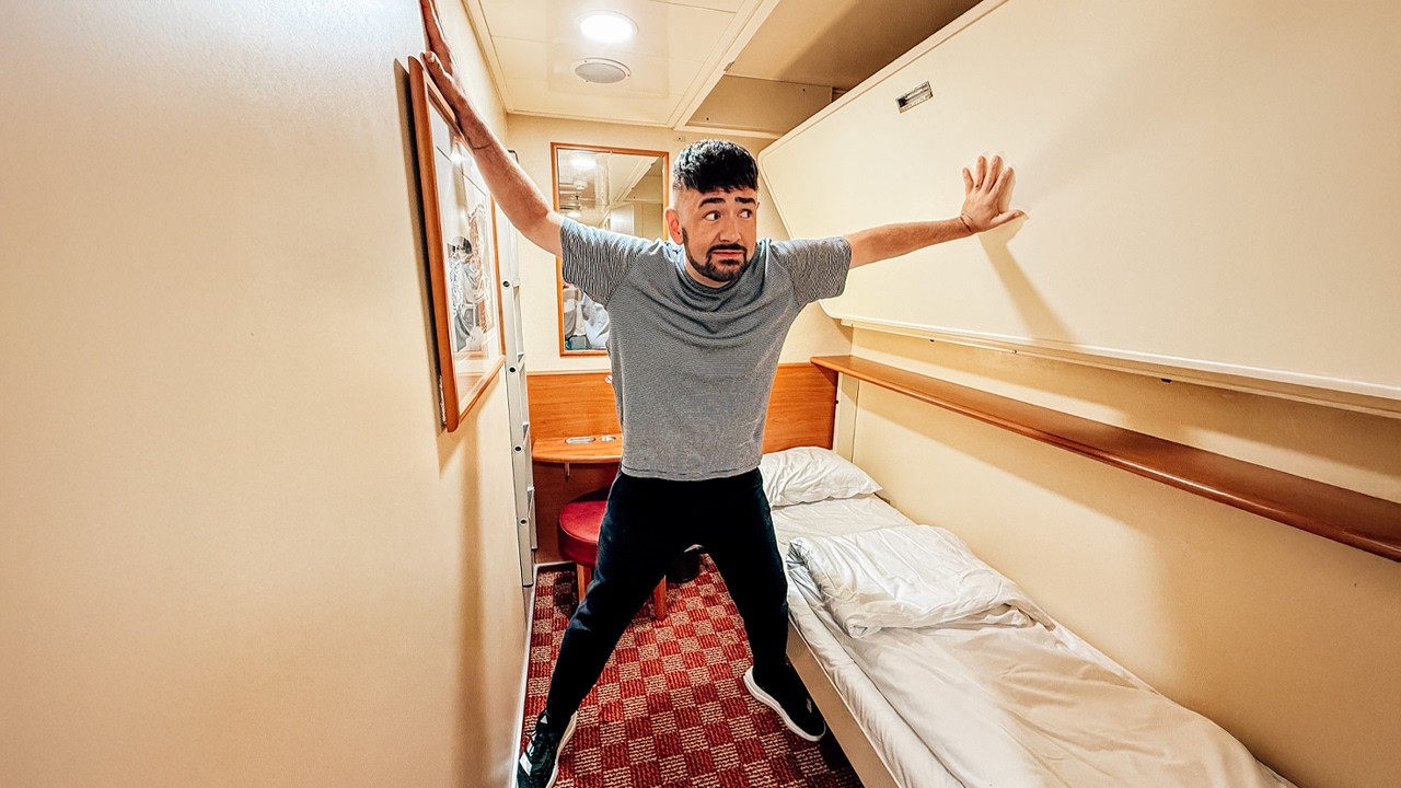 How small can a cruise cabin really be?