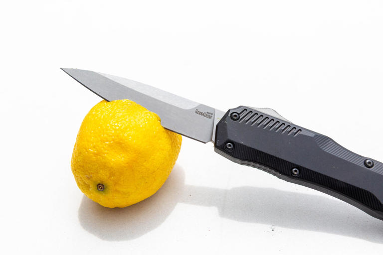 Automatic pocket knives are fun. But one-handed deployment is what ...