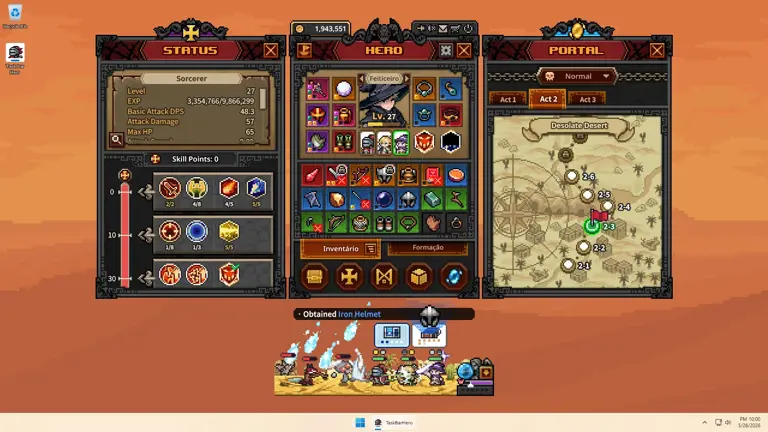 TBH: Task Bar Hero atrai jogadores mas exige cuidado com dados e anti-cheat