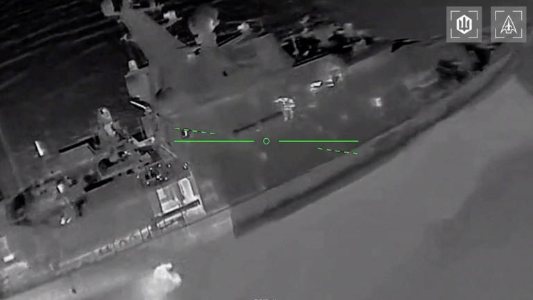 Ukraine blasts away at Russian ship, air defense systems and fuel ...