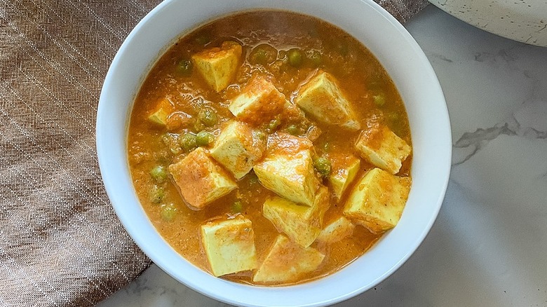 Matar paneer recipe