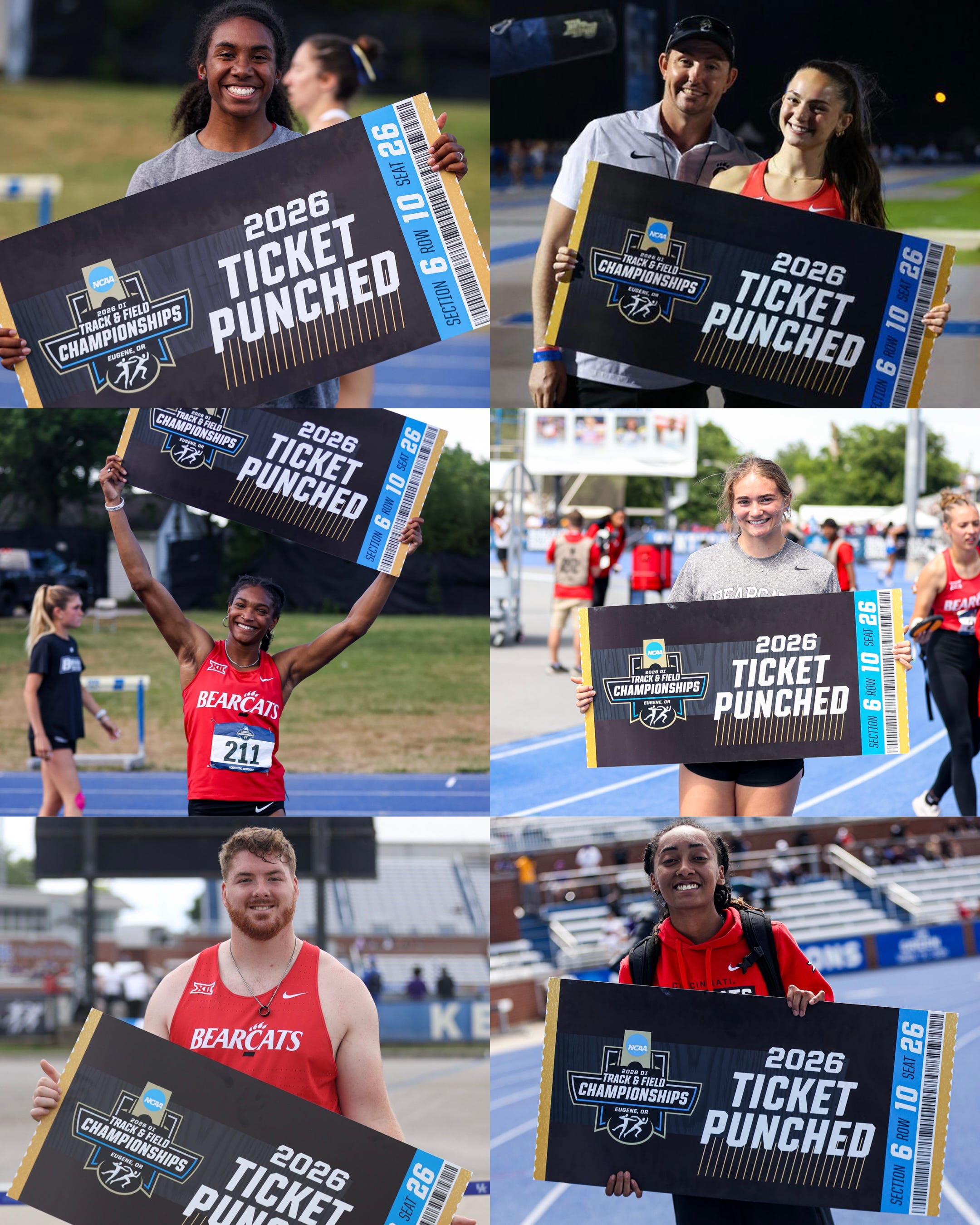 Cincinnati Bearcats sending 6 to NCAA outdoor track & field championships