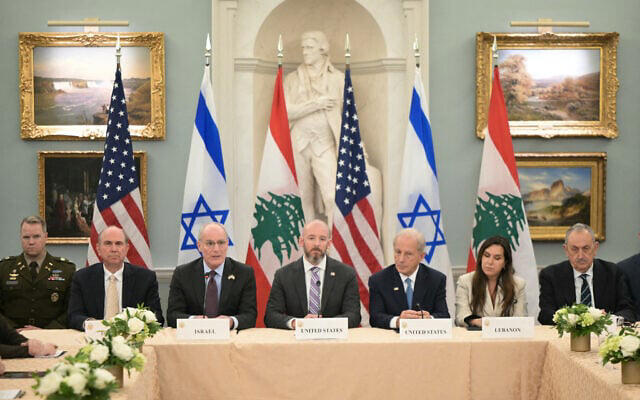 On eve of direct Jerusalem-Beirut talks, Netanyahu vows to maintain ...