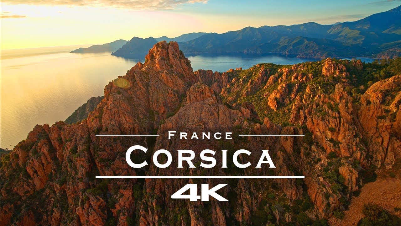 Corsica France in 4K aerial views