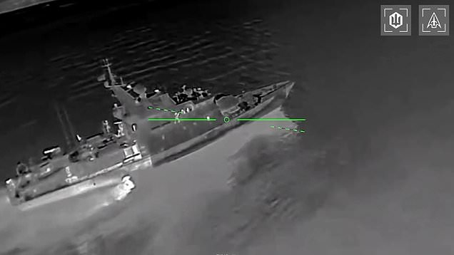 Russian patrol ship hit by drone off Ukrainian coast