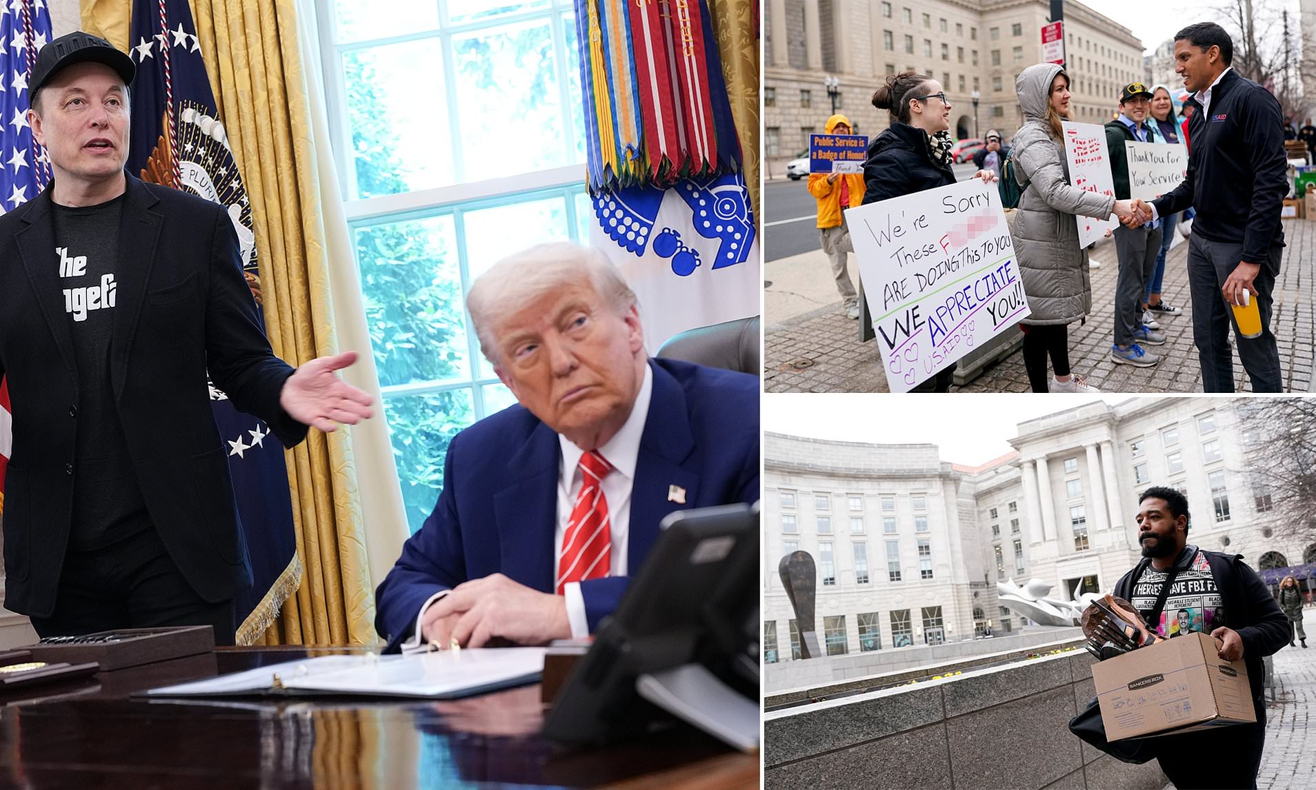 Trump's DOGE purge strikes back: Eight thousand federal workers face ...