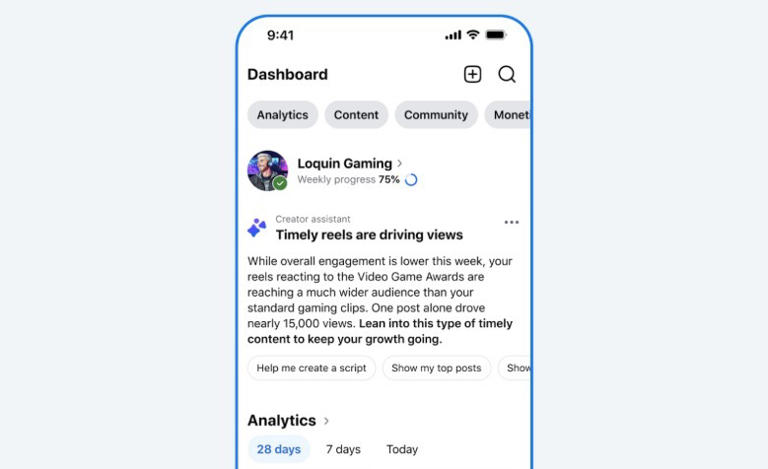 Meta's latest AI tool gives creators a 'brainstorming partner'