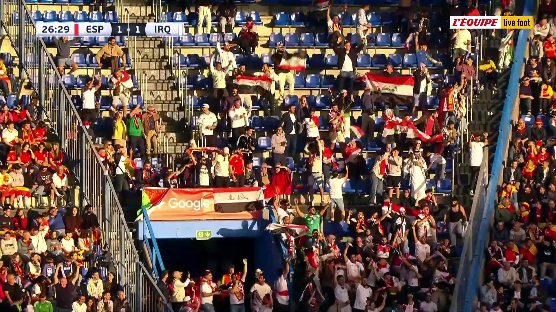 Le superbe but de l'Irak face à l'Espagne - foot - amical