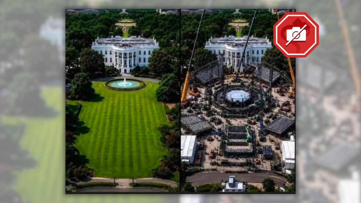 Don't fall for fake images of White House before and after UFC arena ...