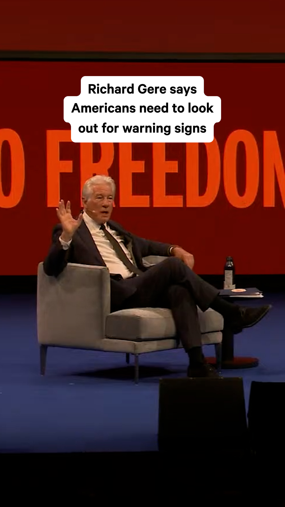 Richard Gere doesn't hold back