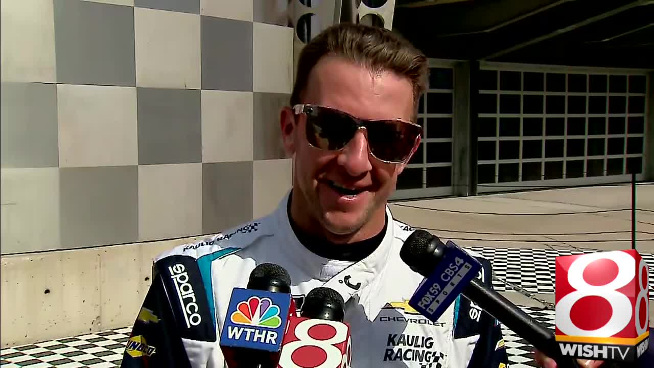 AJ Allmendinger happy for Mike Shank after Indy 500