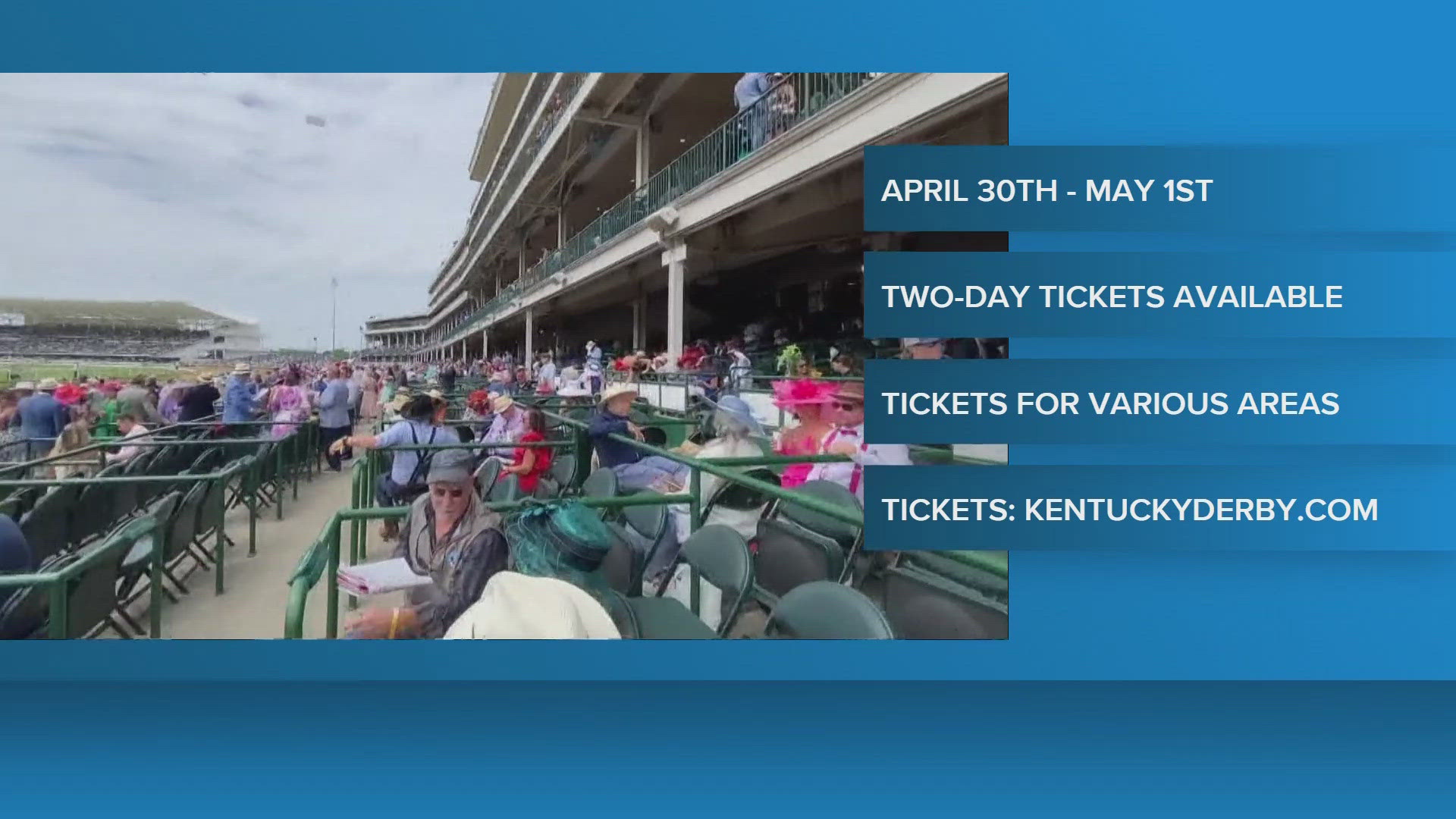 Kentucky Derby 153 tickets now available