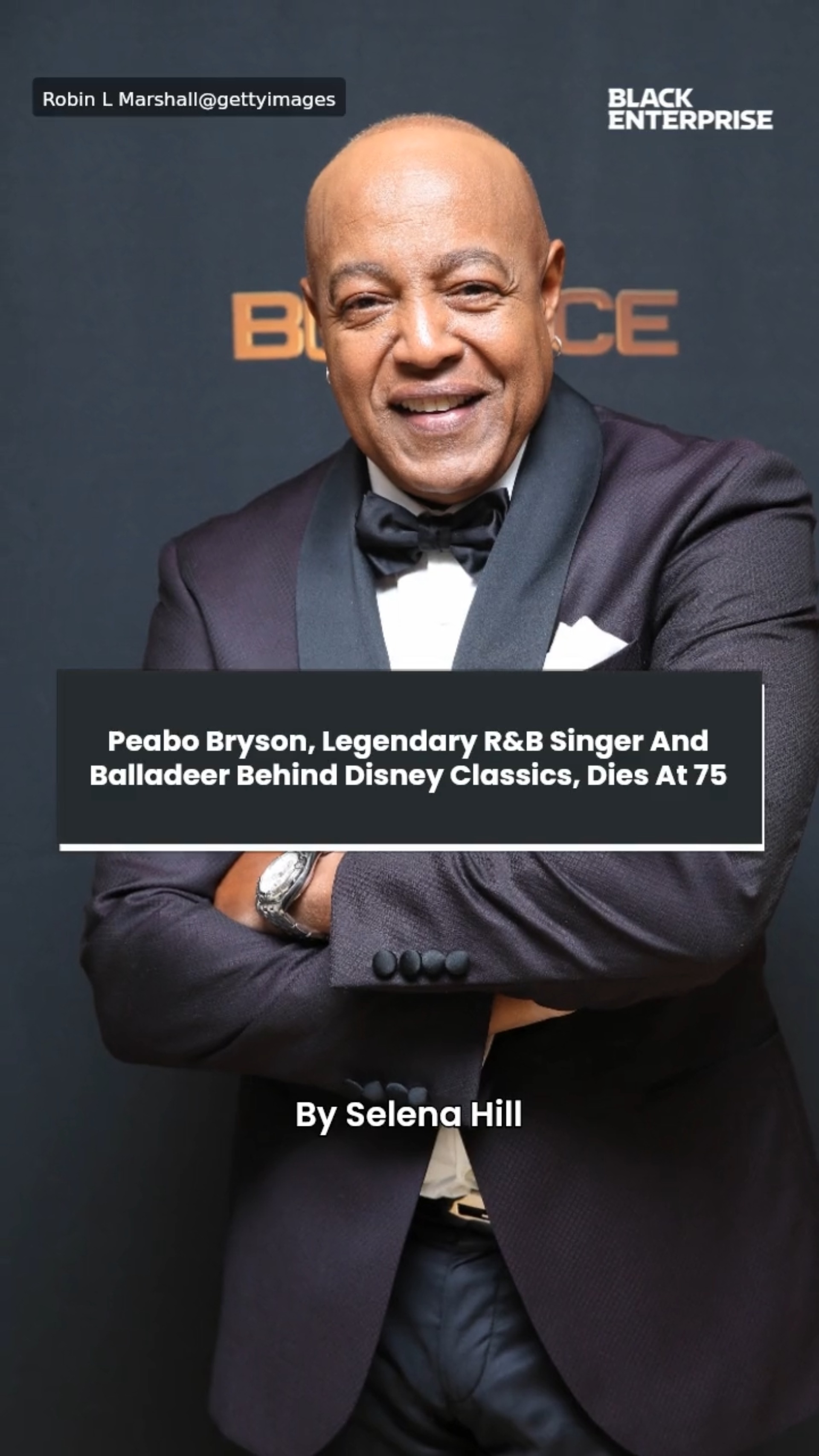 Peabo Bryson, legendary R&B singer and balladeer behind Disney classics ...