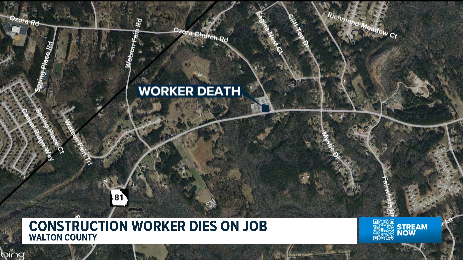 Construction worker hit, killed on Highway 81 in Walton County