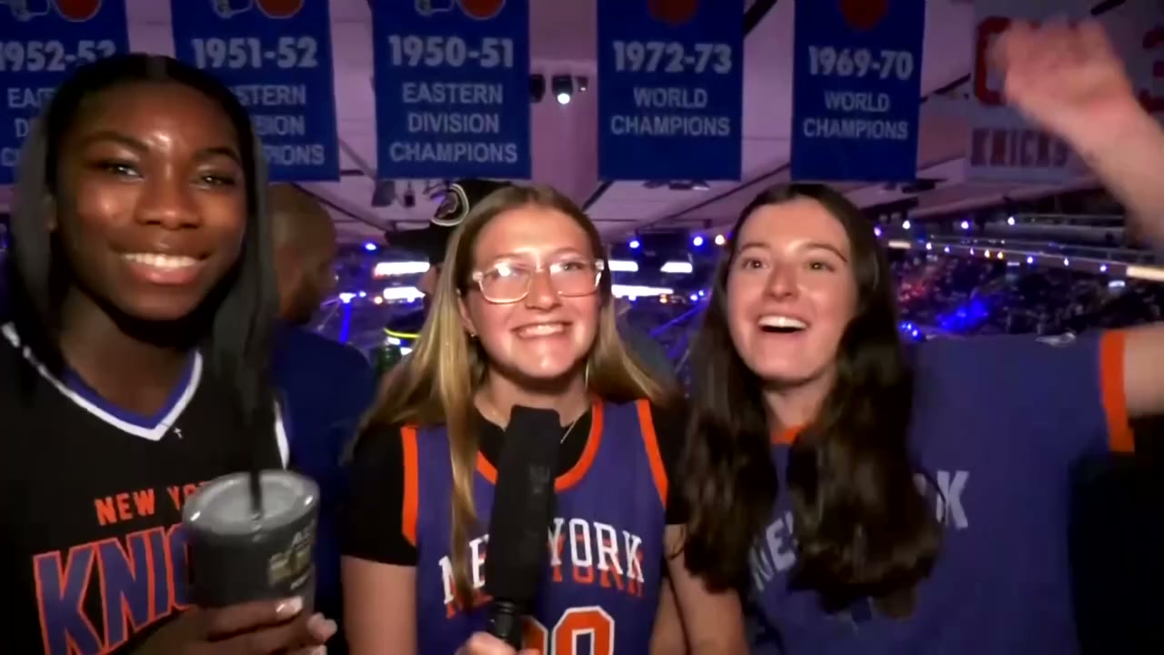 Knicks fans pack Madison Square Garden for first finals in 27 years