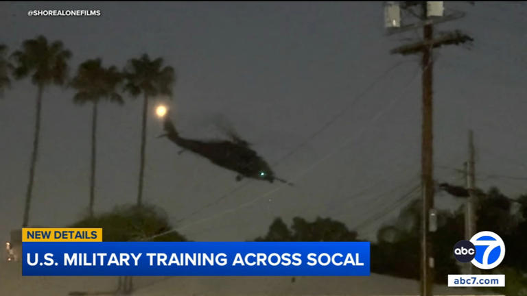 Nighttime military training startles Pasadena residents