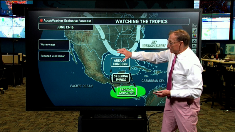 What does the long-range forecast look like for mid-June?