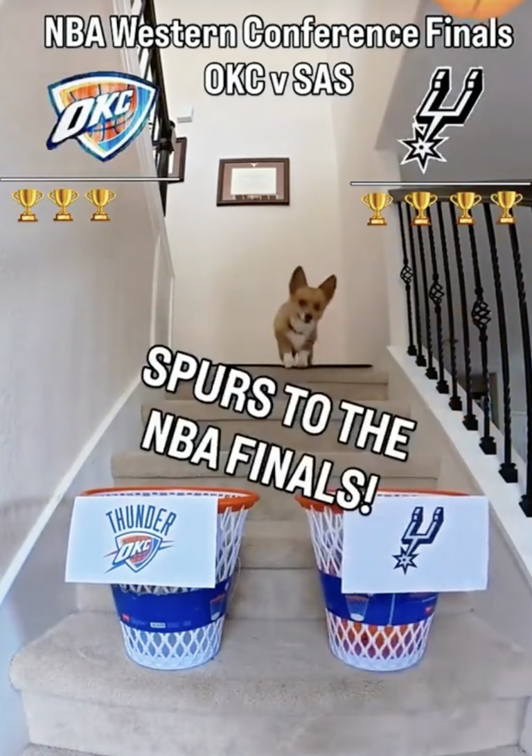 Air Corgi’s NBA Finals Game 1 appearance backfires on Spurs fans