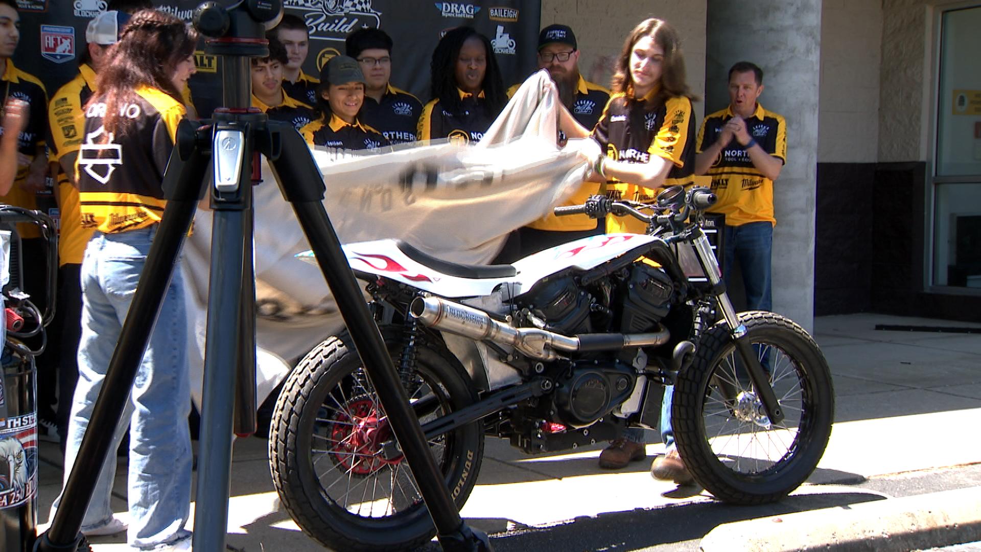 La Vergne High unveils motorcycle built during ambitious challenge