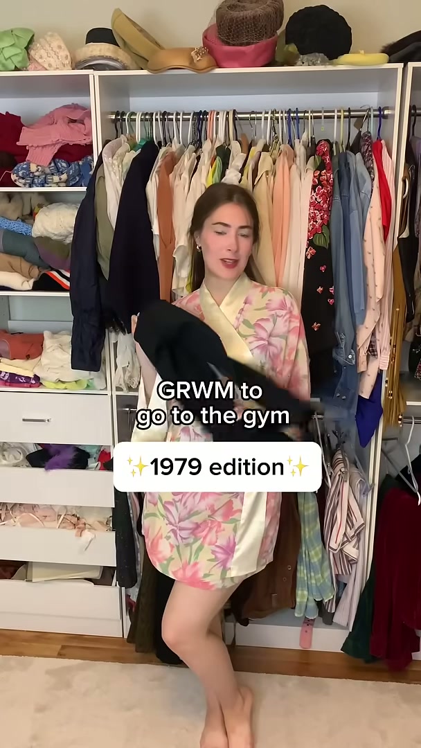 What my grandma says she wore to the gym in 1979!