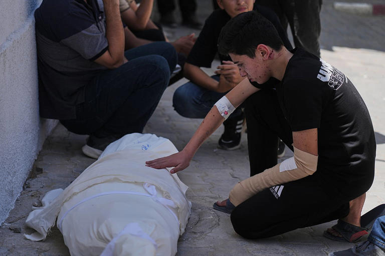 At least 10 people killed in strikes on Gaza, hospitals say
