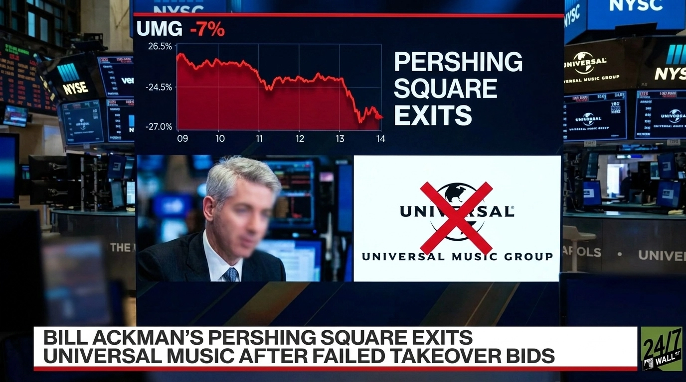 Billionaire Bill Ackman’s Pershing Square exits Universal Music after ...