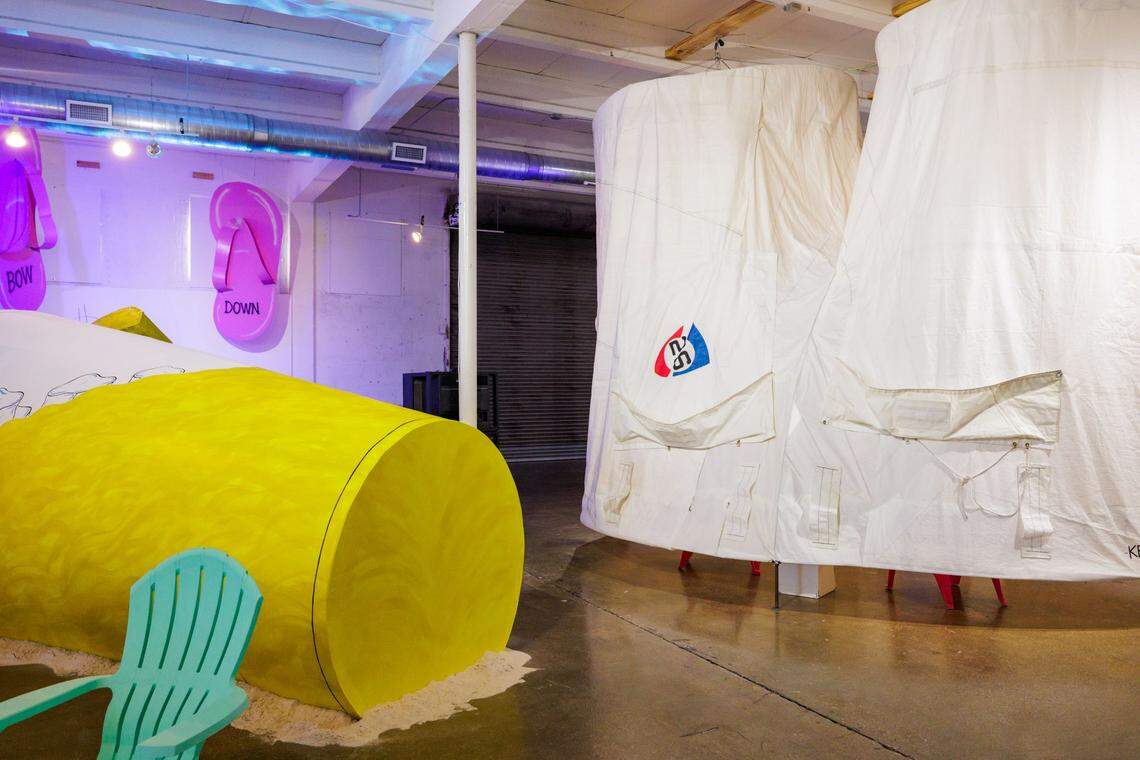 Artists turn Margaritaville inside out at Locust Projects