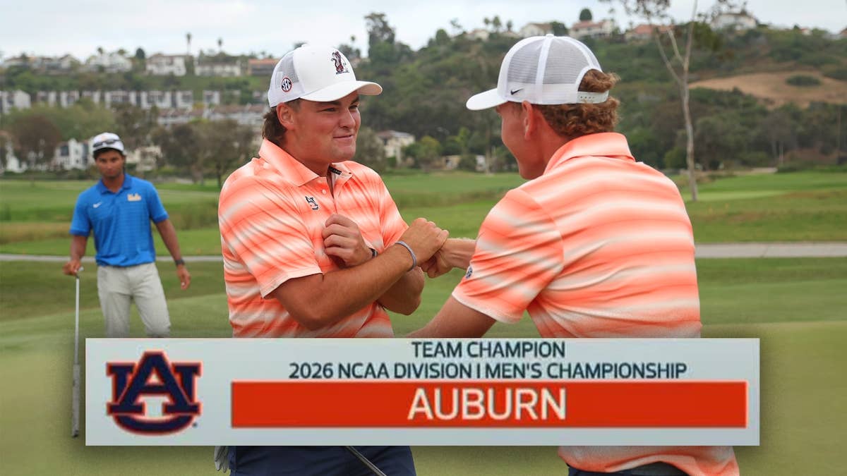 Auburn wins second NCAA golf title in three years, establishing it as a ...