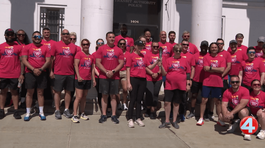 Law enforcement torch run passes through Buffalo