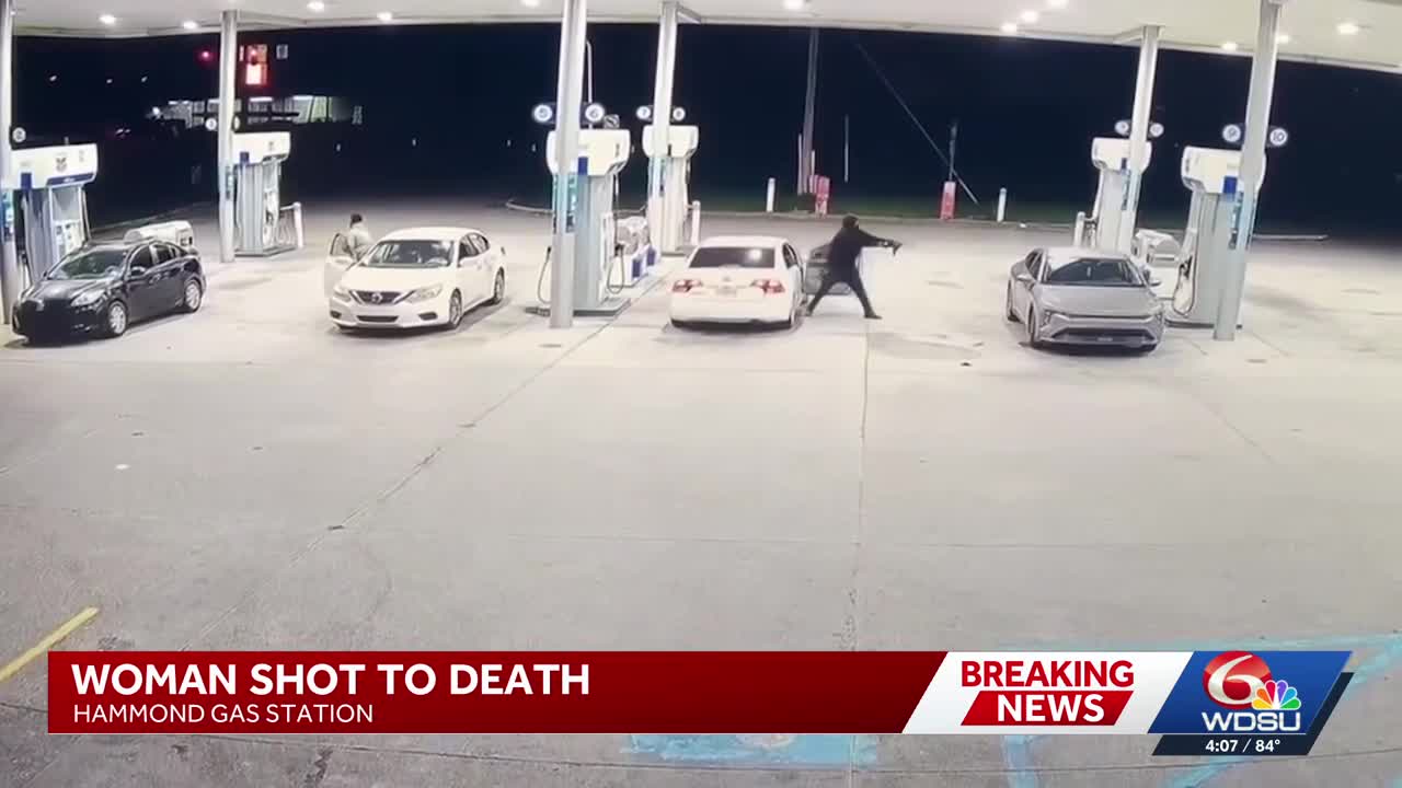 Woman killed, mistakenly targeted in Hammond gas station shooting