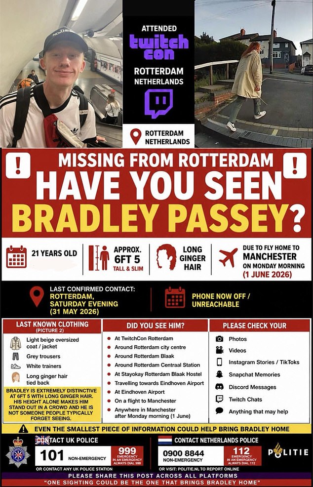 British man, 21, who went missing after TwitchCon event is found dead ...