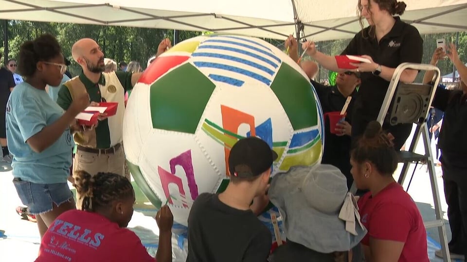 Cobb public art event adds color to growing soccer corridor