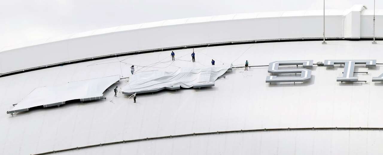 AT&T Stadium sign covered as World Cup preps 'Dallas Stadium'
