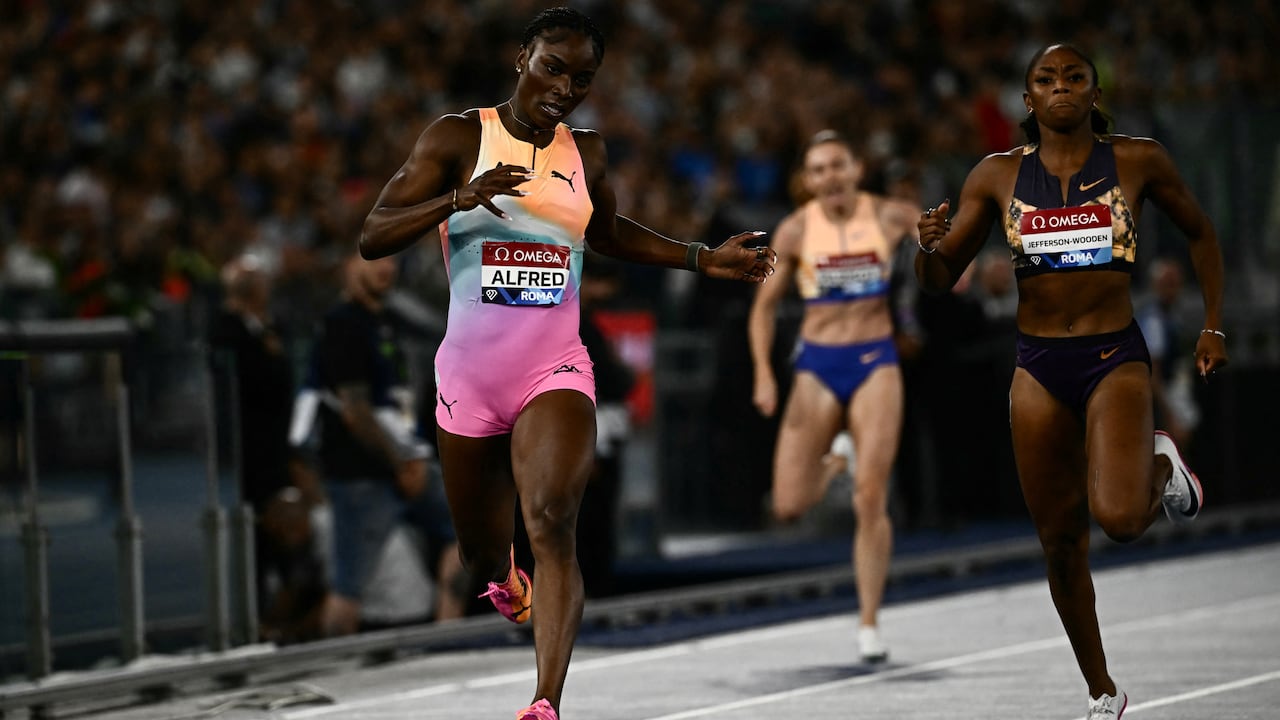 Saint Lucia's Julien Alfred sprints to 200m Diamond League victory in Rome