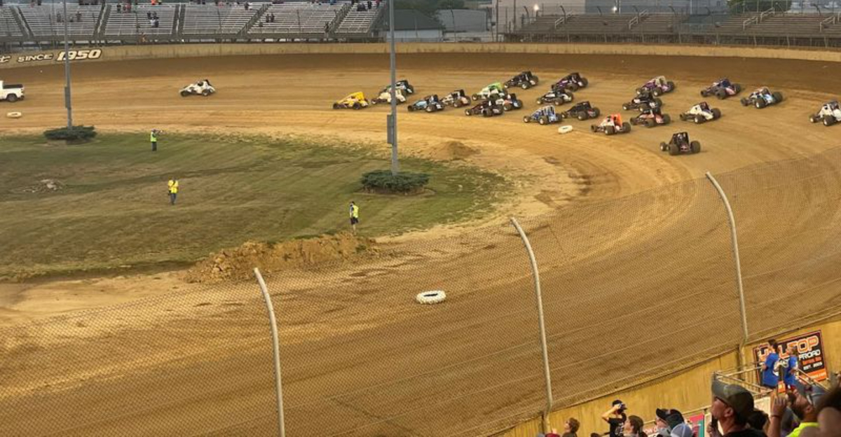 This legendary Indiana dirt track is famous for insane high-speed ...