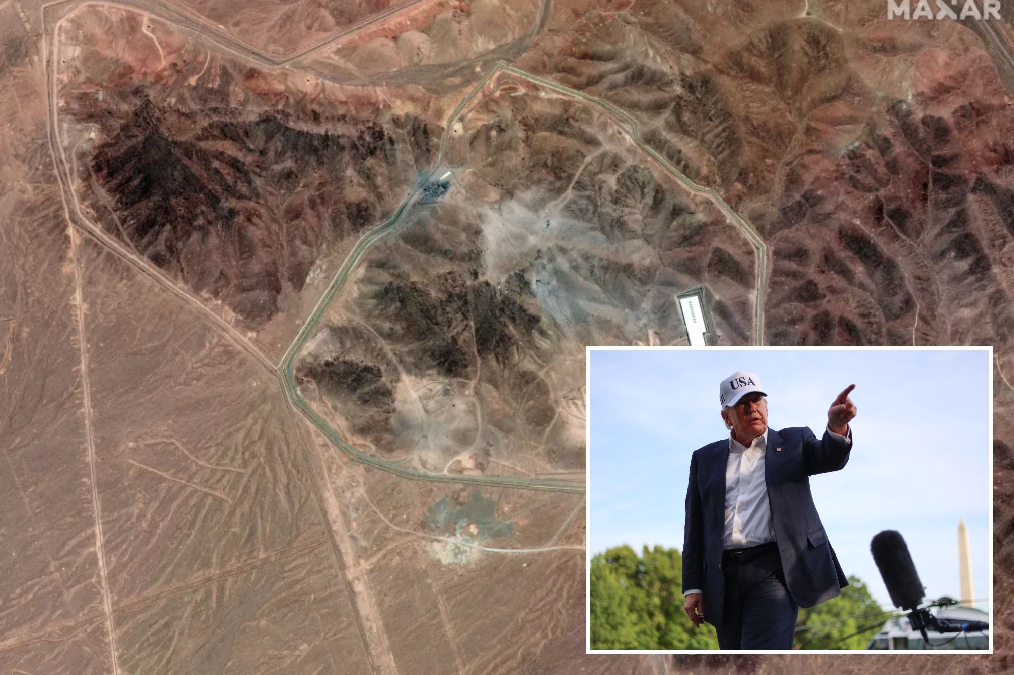 Trump reveals Space Force has powerful cameras scouting Iran’s ...