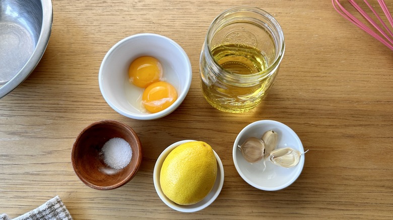 Standard homemade aioli recipe