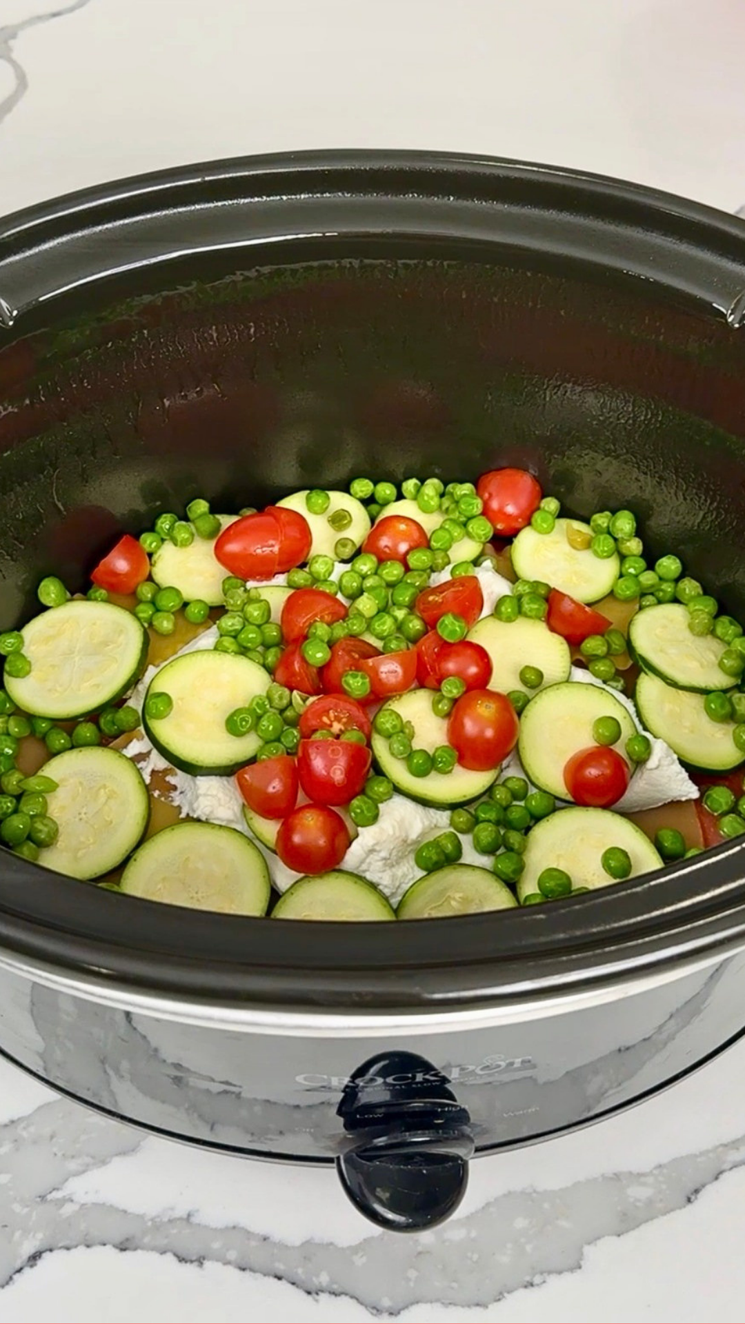 Slow cooker veggie lasagna recipe