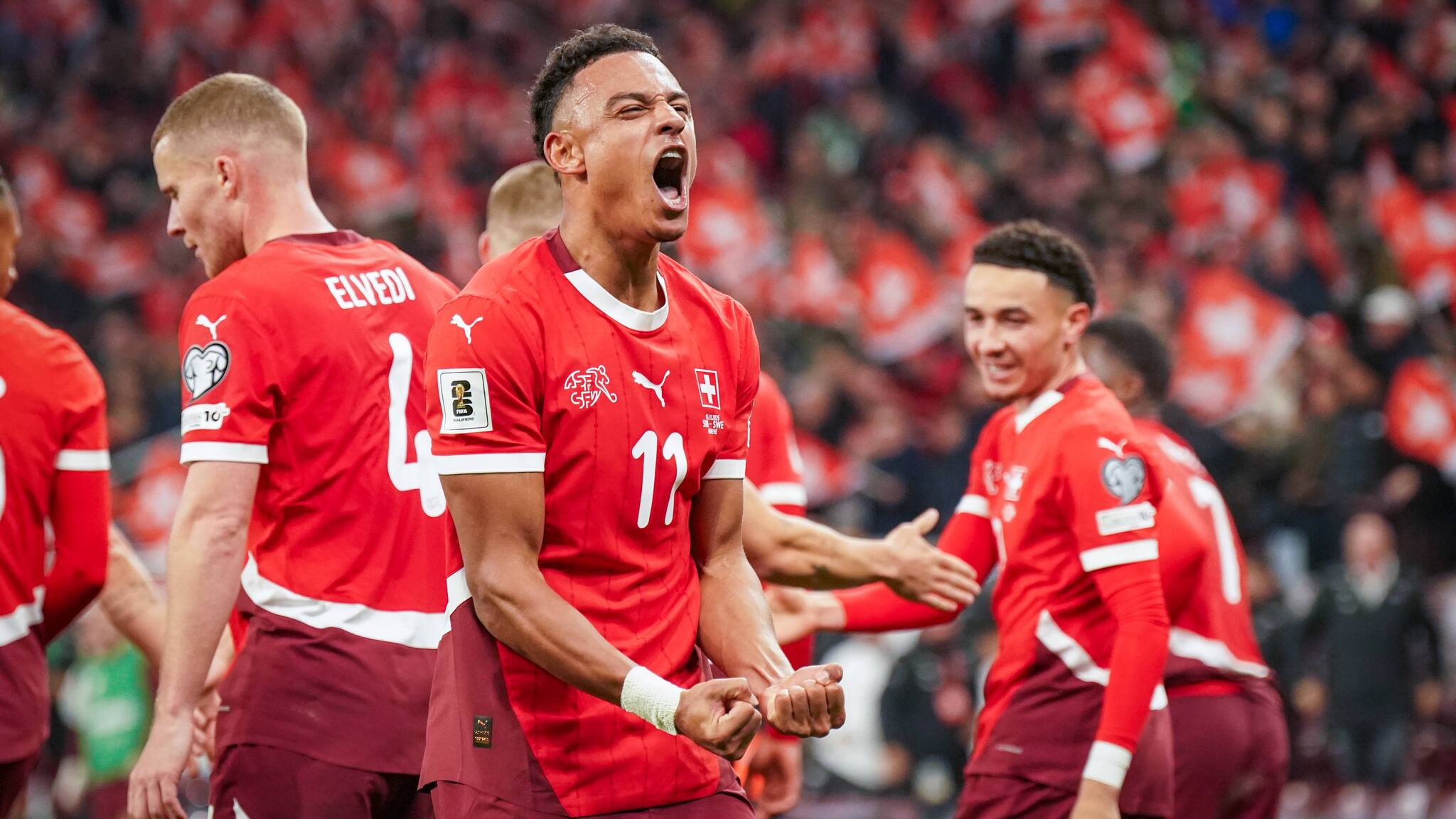 Daumen hoch für die Schweiz