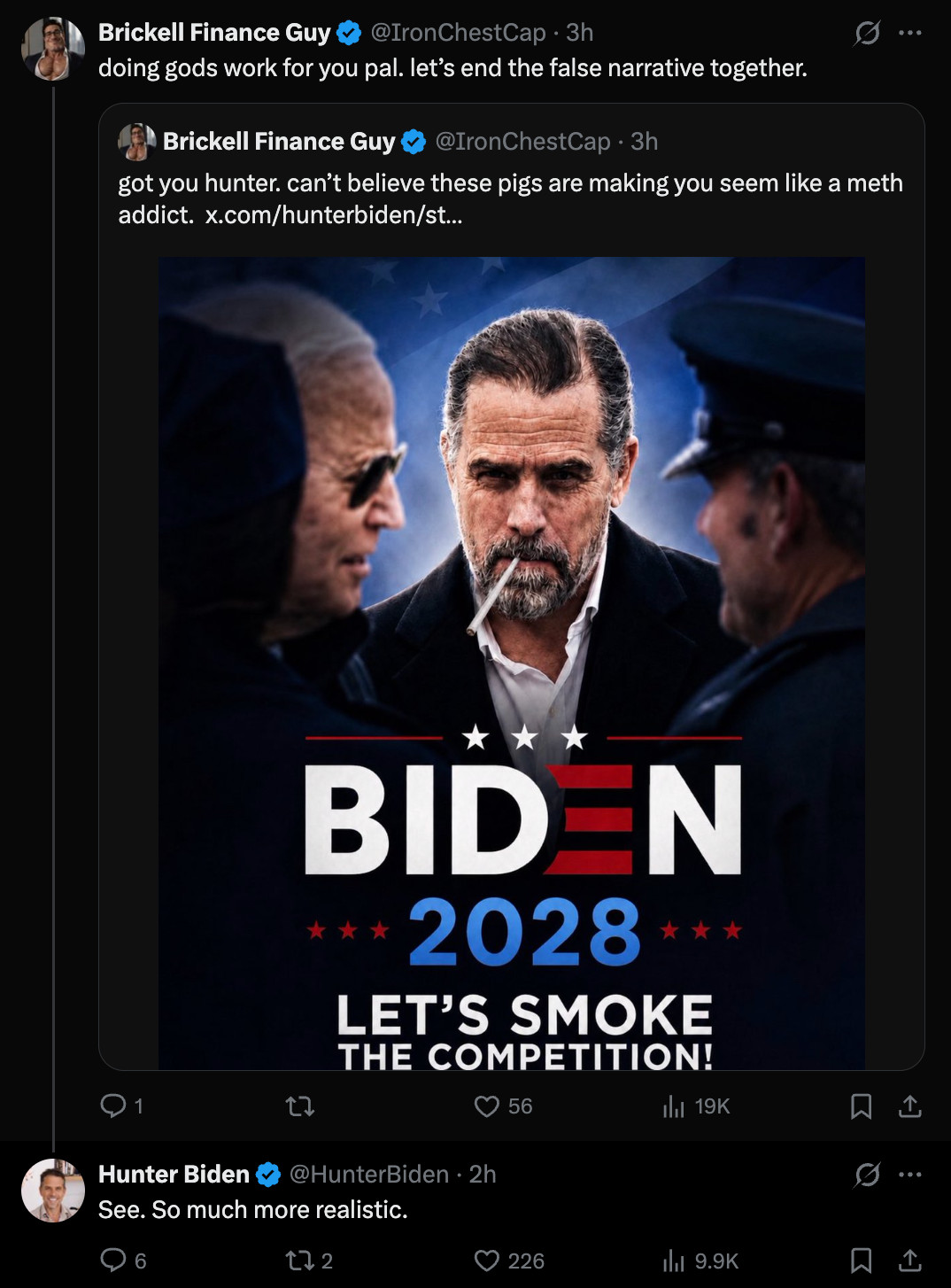 Hunter Biden on AI presidential flyer: 'I can't stand when people ...