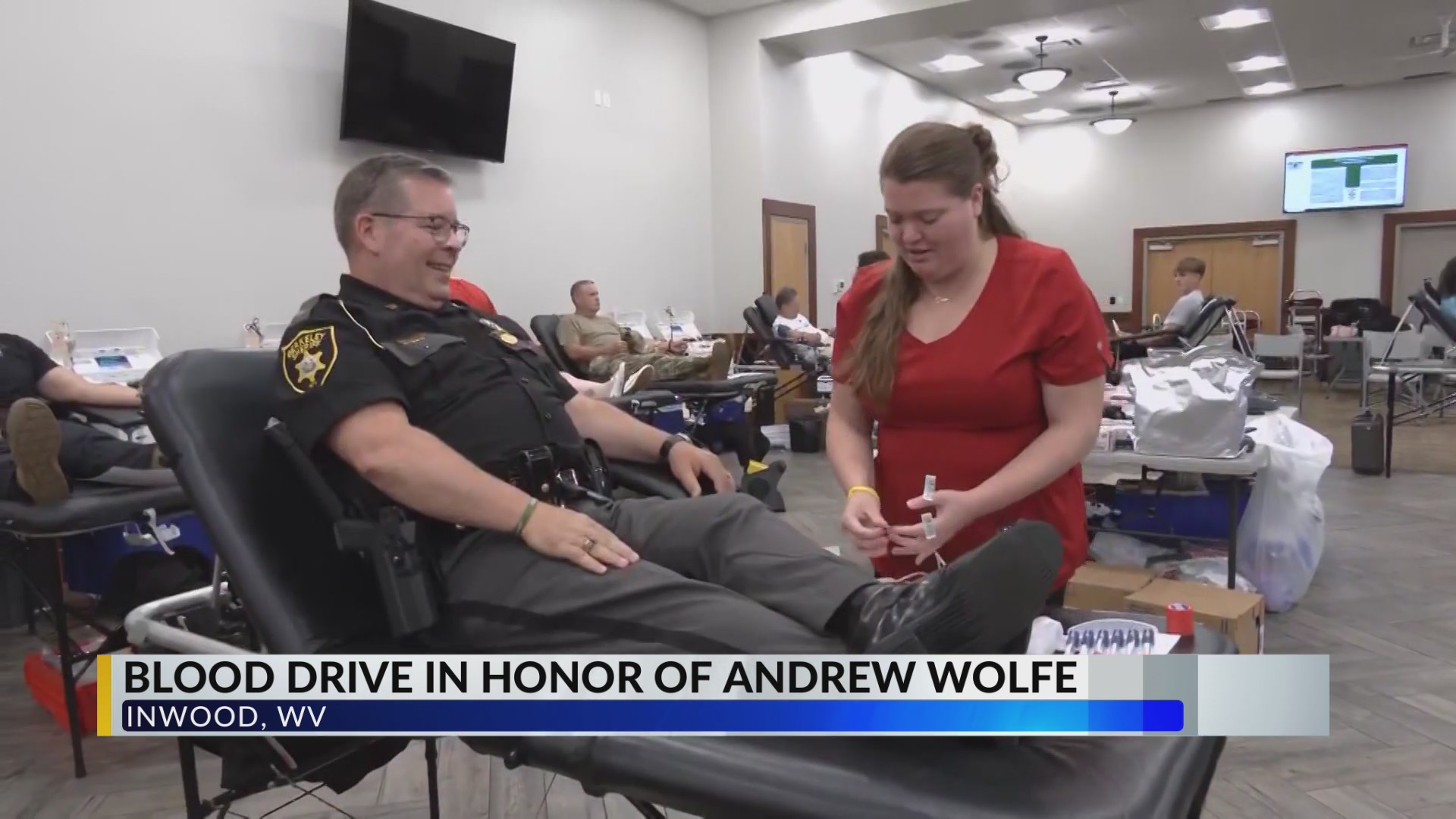 Blood drive honors Staff Sgt. Andrew Wolfe