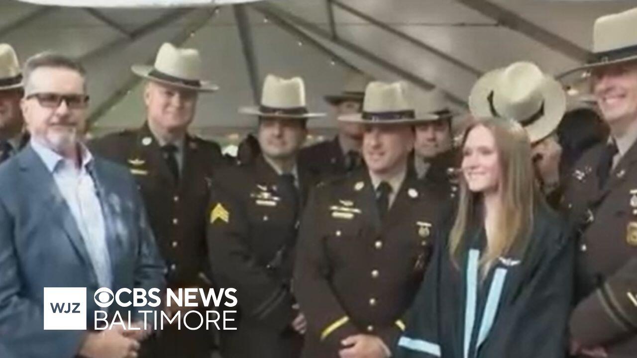 Maryland State Police attend graduation of daughter of trooper killed ...