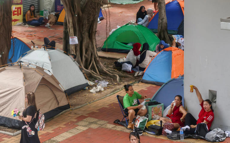 With fewer public spaces for Hong Kong’s helpers, where can they go to ...